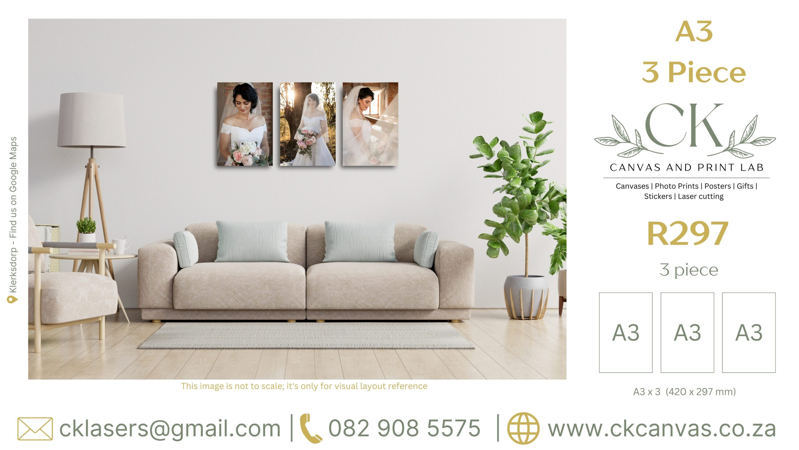 3 PIECES – A3 – CK Canvas